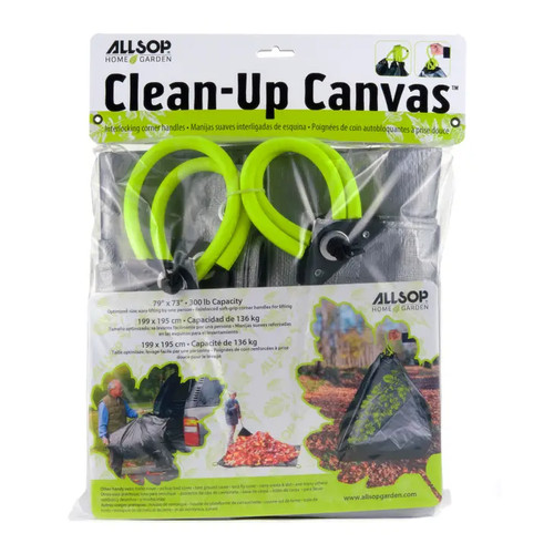 Clean Up Canvas/Tarp with 4 Handles | The Yard Market LLC