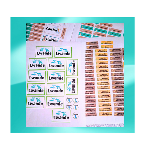 Personalised Stationery labels | Jamais Vu