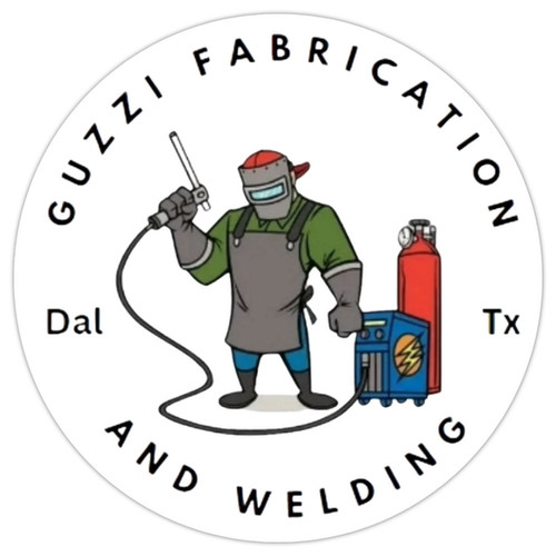 Guzzi Fabrication - Cartoon Welder Sticker | Guzzi Fabrication