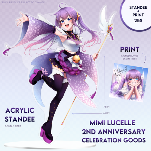 Mimi Anniversary Standee+ Print Set | Meotashi