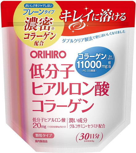 Orihiro Low Molecular Weight Hyaluronic Acid Collagen 180g 30 Day ...