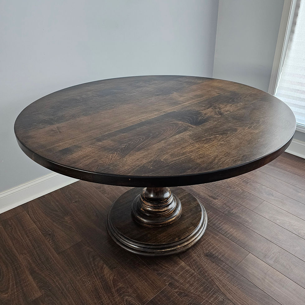 Circular Dining Table | WMSIII Woodworking