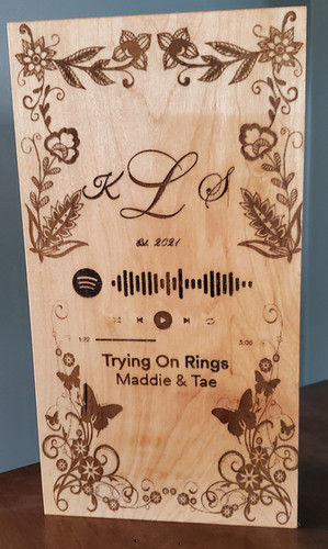 Anniversary/ Wedding Memory Piece | WMSIII Woodworking