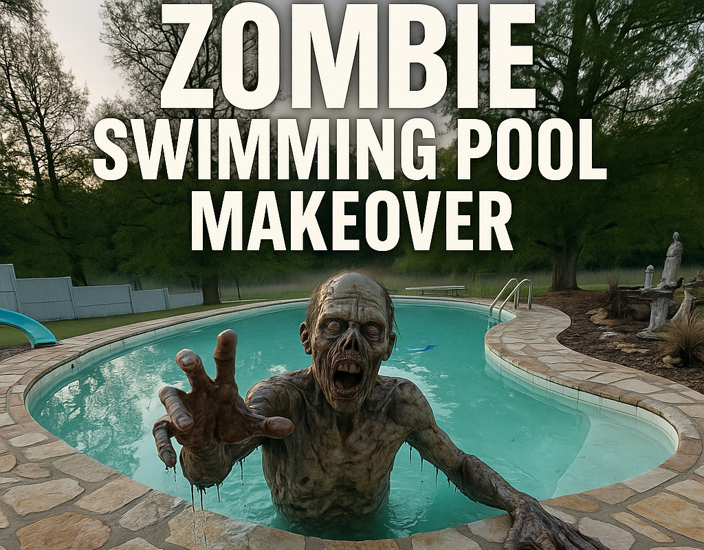 Repairing and resurfacing an old hybrid swimming pool with ecoFINISH
