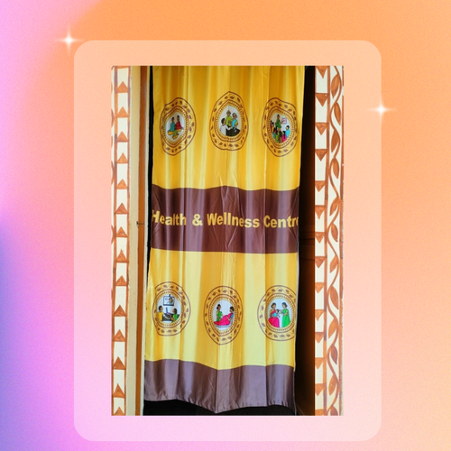 Premium Curtain Set for HWC with Branding (6 Logo's) | HealSol Healthcare