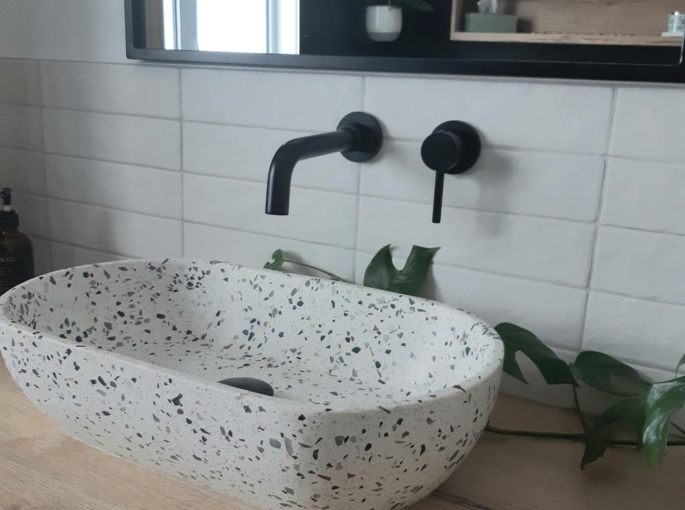 Béton Multi Surfaces | Réalisations | Vanités avec lavabos moulés & vasques