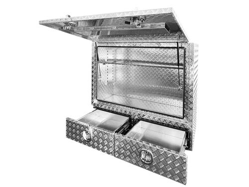 TK2 Full Side Opening Door Truck Box with 2 Slide-out Drawers 1400 x ...