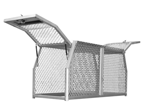DC1 Aluminium Dog Box 1780 x 700 x 850 | Stonegate