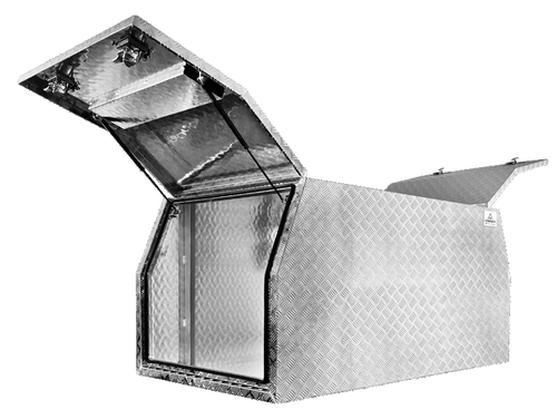 C3 Aluminium Half Canopy Cross Deck Ute Toolbox 1780 x 1000 x 850 ...