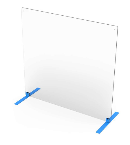 Copernicus Clear Dry-Erase Floor Divider | Creative-image tech