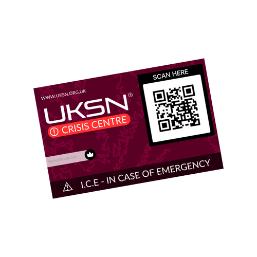UKSN Crisis Centre ICE Cards | UKSN