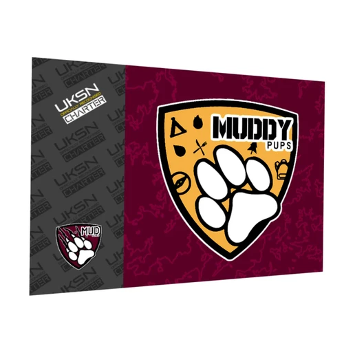 Muddy Pups (Mud Dogs) Charter Flags | UKSN