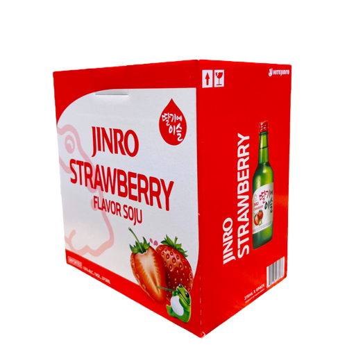 JINRO STRAWBERRY SOJU 375mL 6pk | COAM