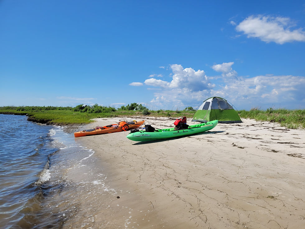 Kayaking in Saxis, Virginia & Exploring the Water Trails