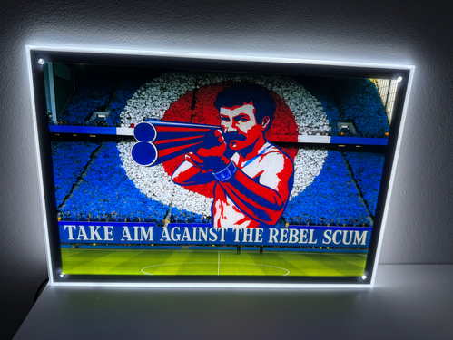 Rangers TIFO Design (500mm x 300mm) | Legends Lighting