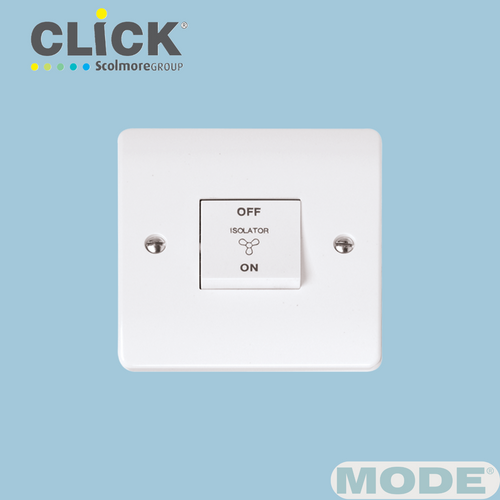 Click - 10A 3 Pole Fan Isolation Switch | C & E ELECTRICAL WHO