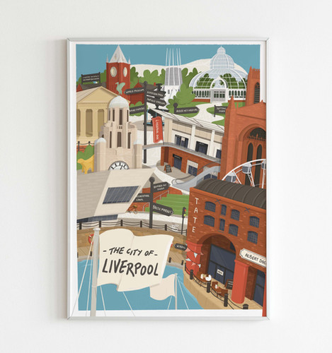 Liverpool Print | Naomi Illustration