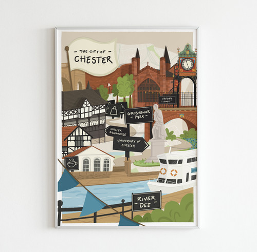 Chester Print | Naomi Illustration
