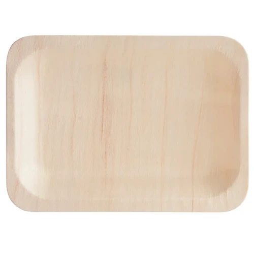 5½" x 7⅝" Wooden Rectangular Plate | Chefs & Table
