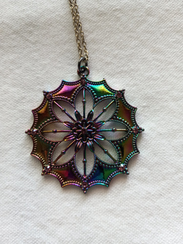 Geometric Jewel Toned Circle | WBeeDesigns