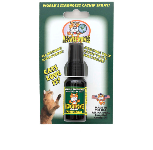 1 oz Meowee Wowee Catnip Spray | Chris the Cat