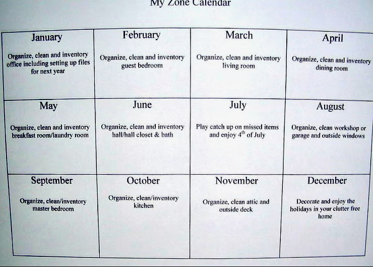 Organize Your Home Using the Zone Plan