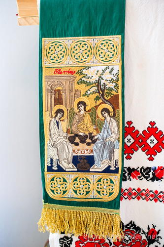 Fully Embroidered Gospel Bookmark for Orthodox Church - Icon of the ...