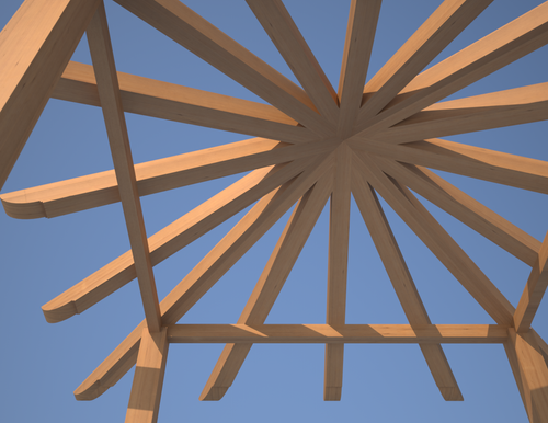 Fan Rafters | sideviewdesign