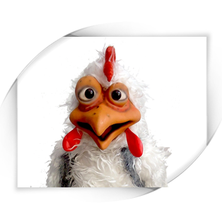 Chicken Puppet | Professional Latex Crazy Chicken Puppet