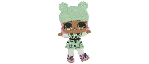 LOL Surprise Big City B.B. Machine Embroidery Design | Mysite