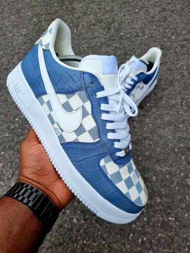 Monogram Croc AF1 | Uniquefit Customs air force 1