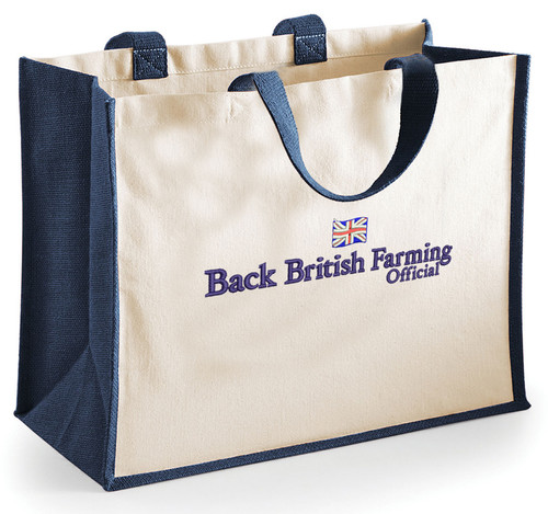 BBF Midi Jute Tote Bag | Back British Farming