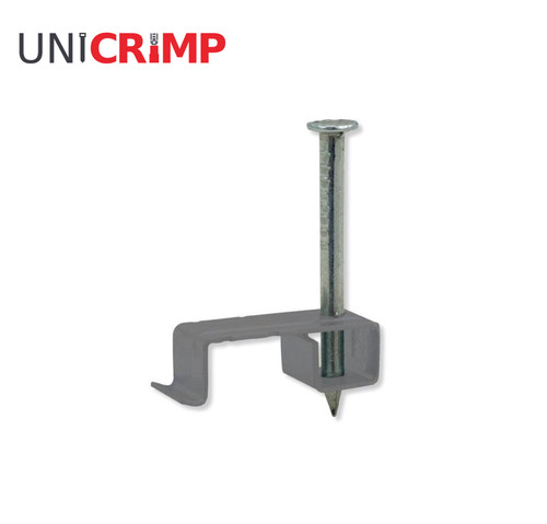 UNICRIMP 4 - 6 mm² Metal LSF T&E Grey Cable Clips (Box of 100) | AZTEC ...