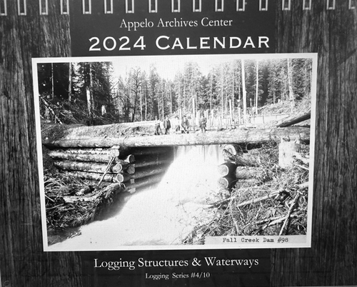 2024 Calendar "Logging Structures & Waterways" | appelo-archives