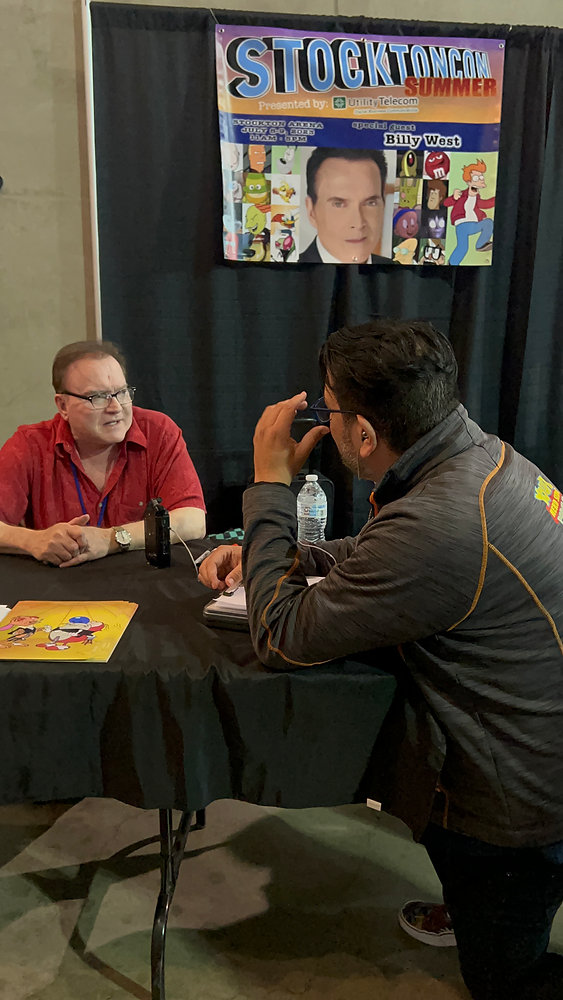 Fonseca talks with Billy West (Futurama)