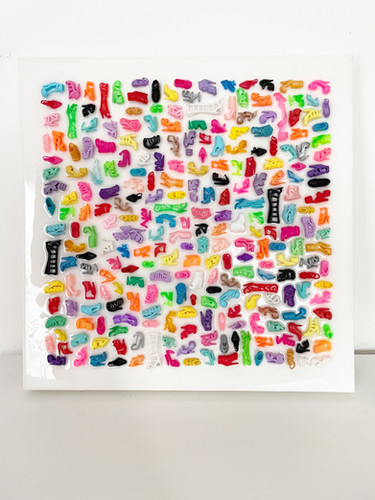 Colorful 20” Sq. Mixed Placement Pattern | Trively Art