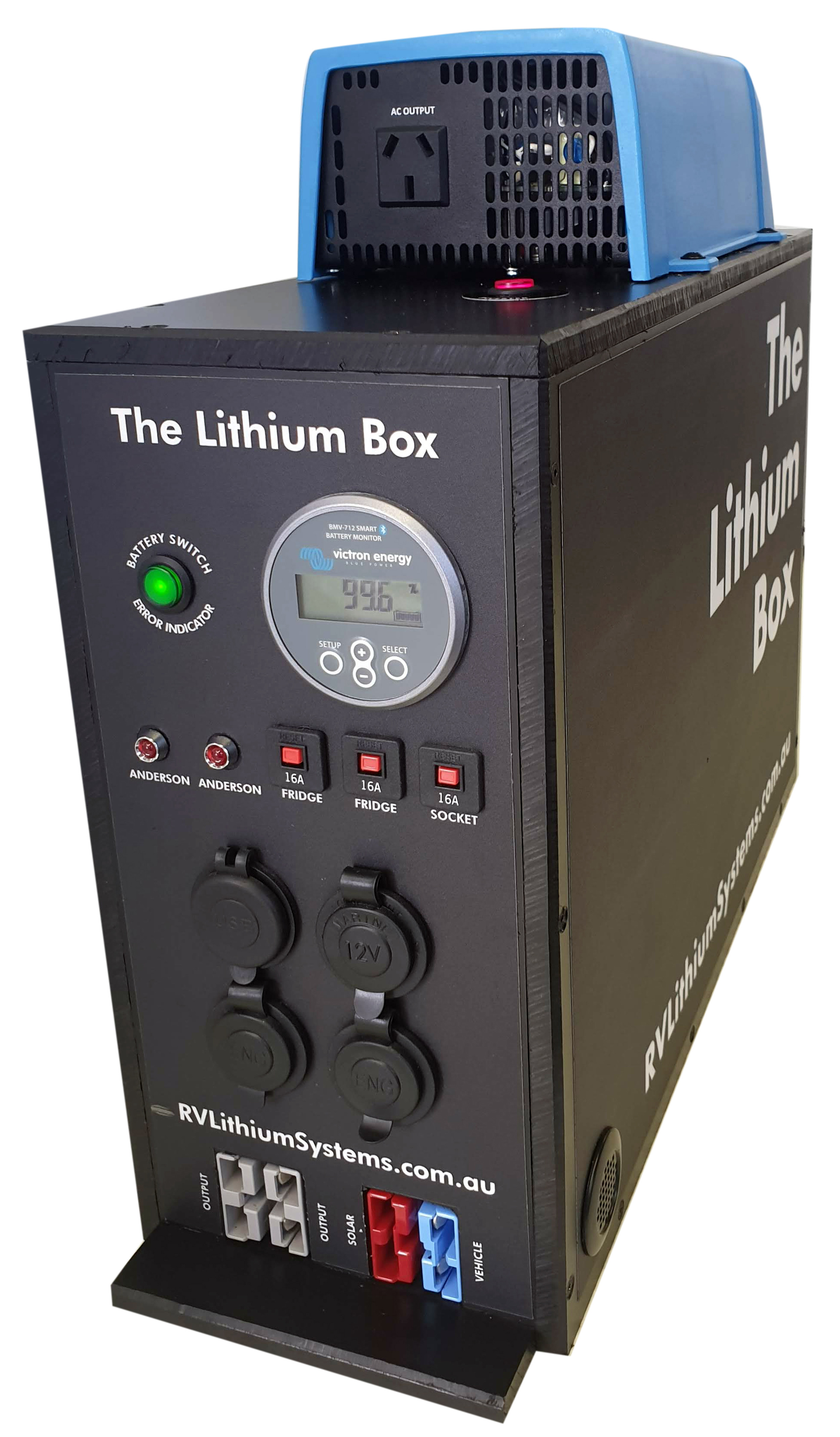 The Lithium Box 100/40 + 375VA Inverter | RV Lithium Systems