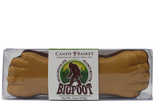 "BIGFOOT" Milk Chocolate Peanut Butter Feet | candybasketinc