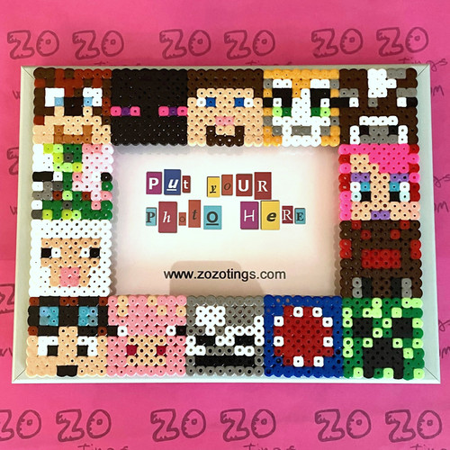 Buy our Minecraft All-stars Pixel Photo Frame brought to you by ...
