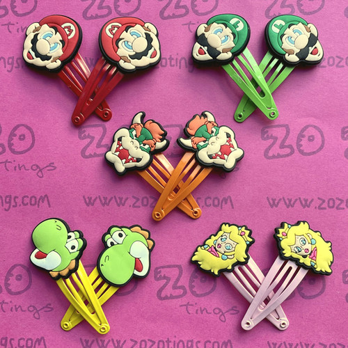 Buy our Super Mario World Snap Hair Clips brought to you by ZoZoTings.com