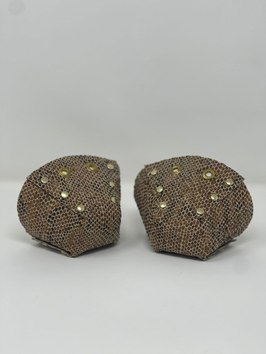 YELLOW MUSHROOM TOE CAPS -MEDUSA (LEATHER) | Surf City Skates