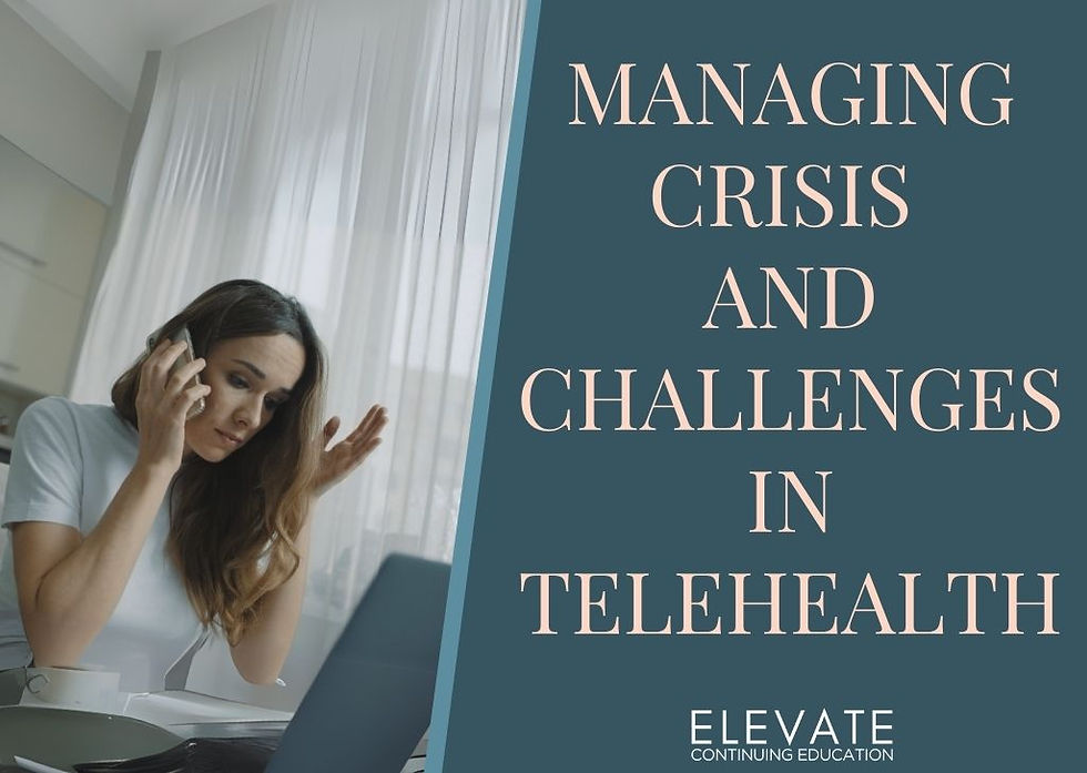 Live Continuing Education Webinars | Elevate CE