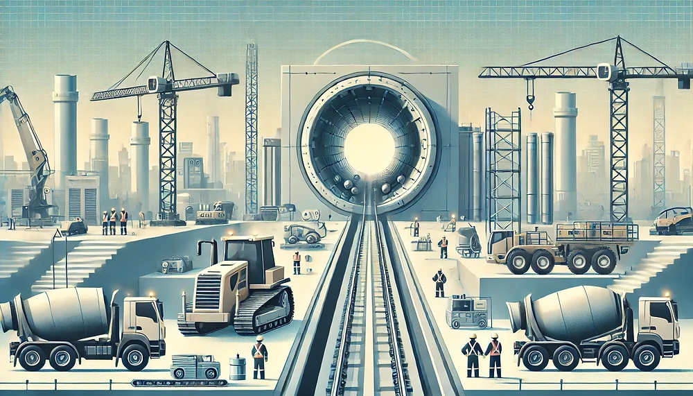 What is the role of construction equipment in project management?