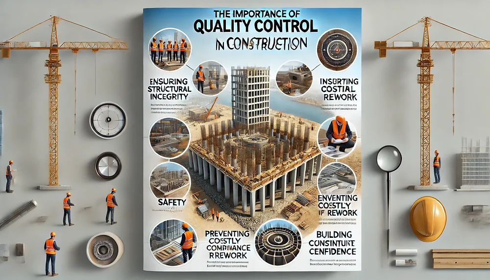 Explain the importance of quality control in construction.