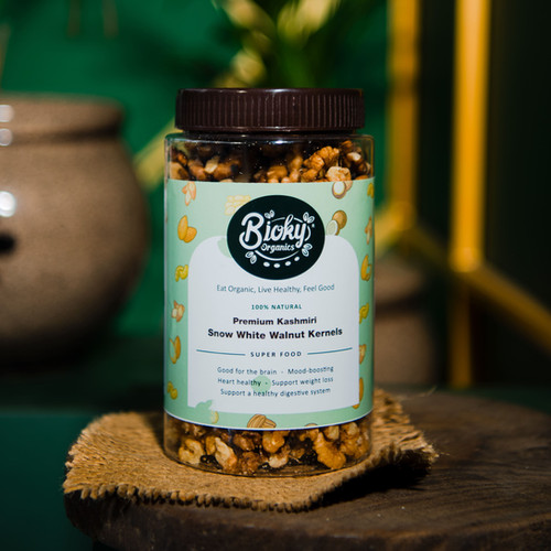 Premium Kashmiri Snow White Walnut M.R.P. -999 | Bioky Organics