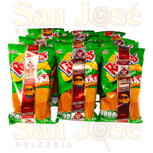 RUFFLES QUESO CON 10/50GR SABRITAS | Dulceria San Jose
