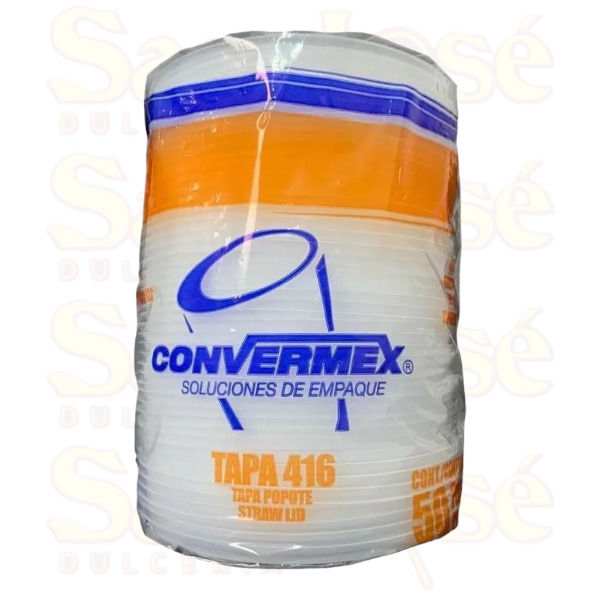 TAPA 416 POP C/50 PZ CONVERMEX | Dulceria San Jose