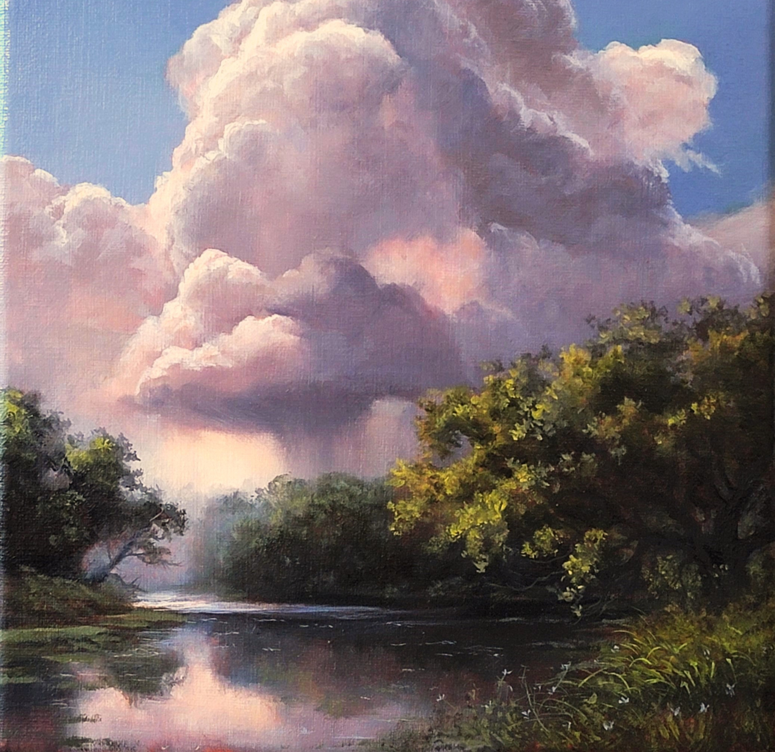 Cloud paintings Original Artwork Layne Johnson Good Art Company