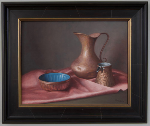 Oil Painting | Original Art | 14x18 | Still Life | Beaten Copper | The ...