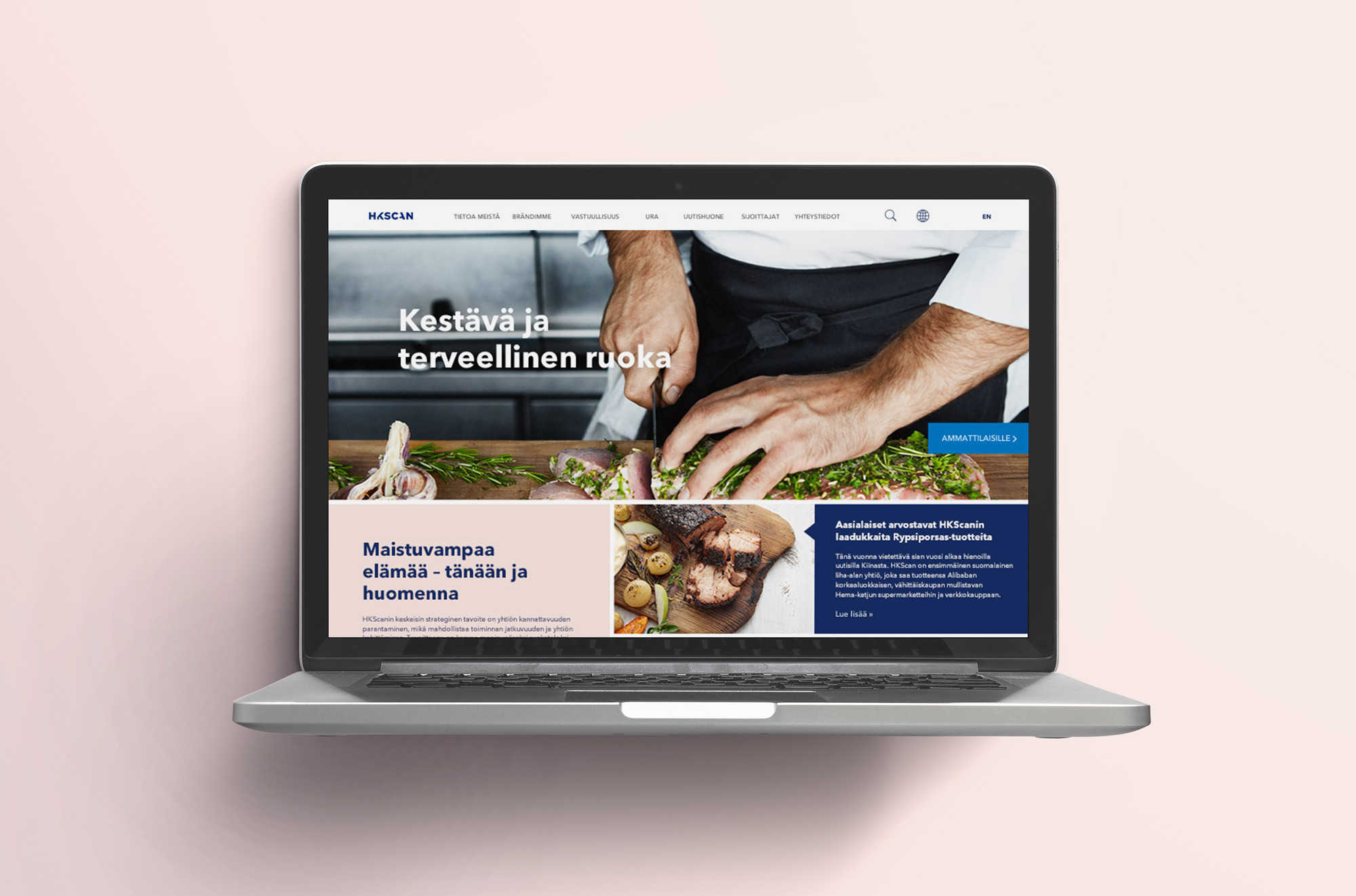 HKScan – Web Design | Heli Rantala